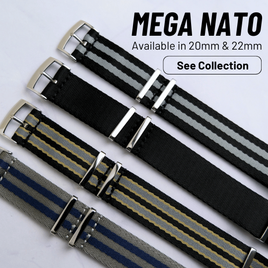 Seatbelt Mega Nato Watch Straps | Shop Online | Hooked on Straps ...