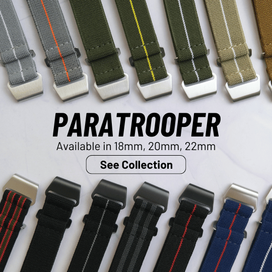 Elastic Nato / Paratrooper Watch Straps | Shop Online | Hooked on ...